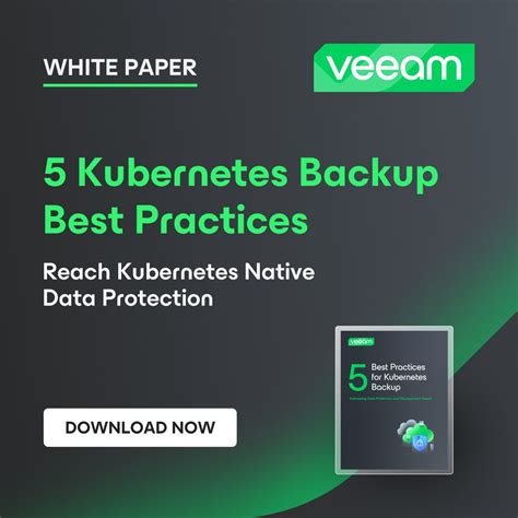 Veeam Software On Linkedin 5 Kubernetes Backup Best Practices