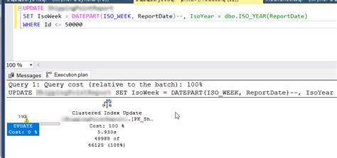 bad performance on simple sql update on azure db stack overflow