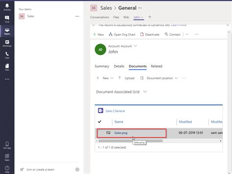 integration between dynamics 365 crm and microsoft teams in wave 2