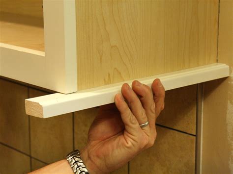 How To Install A Kitchen Cabinet Light Rail
