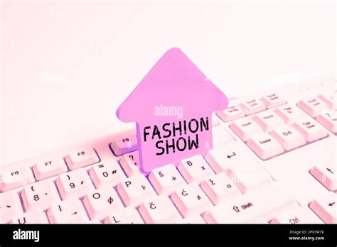 Handwriting Text Fashion Show Business Showcase Exibition That Involves Styles Of Clothing And