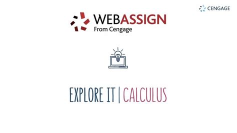 Webassign For Calculus Explore It Simulations Youtube