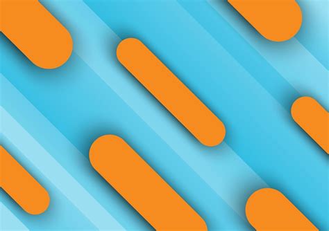Formas Geométricas Diagonales Naranjas Con Sombra Y Fondo De Líneas