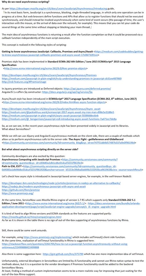 Asynchronous Scripting In Servicenow Servicenow Community