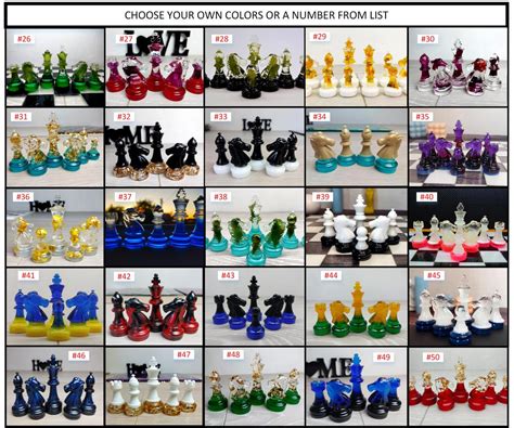 Chess Set Real Leaves Handmade Chess Sets With Chessboard Or Without