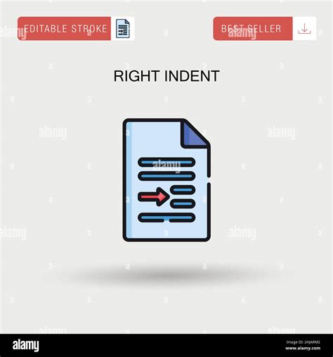 Right Indent Simple Vector Icon Stock Vector Image And Art Alamy Right Indent Simple Vector Icon Stock Vector Image And Art Alamy