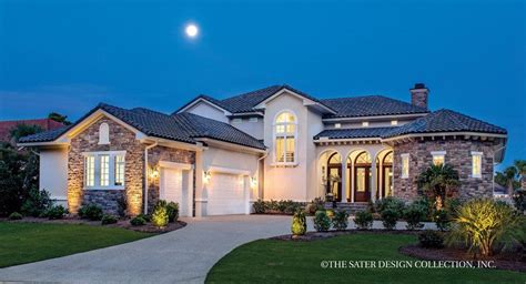 Massimo House Plan Luxury House Plans Mediterranean House Plans