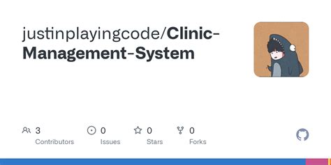 Github Justinplayingcodeclinic Management System