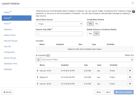 How To Launch An Instance Using The Dreamcompute Dashboard Dreamhost Knowledge Base