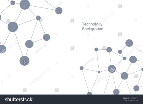 Network Connection Technology Background Vector Stock Vector Royalty Free 1991345795