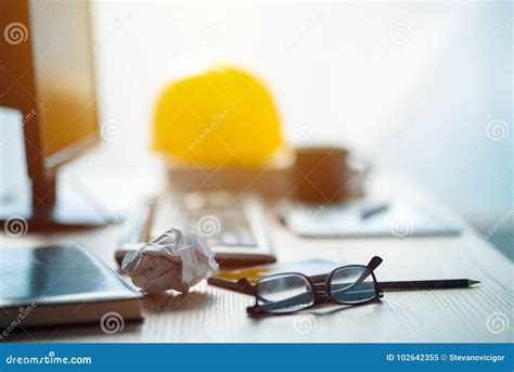 Architecture Project Failure Stock Image Image Of Architecture Helmet