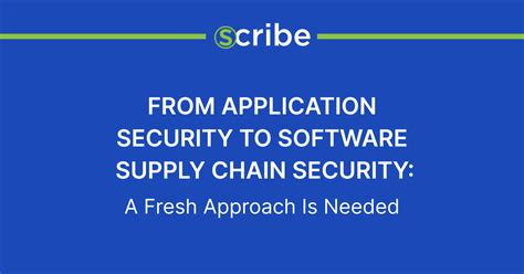 From Application Security To Software Supply Chain Security Whitepaper