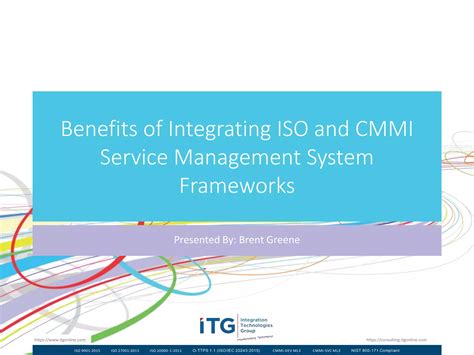 Benefits Of Integrating Iso And Cmmi Service Management System Frameworks Pptx