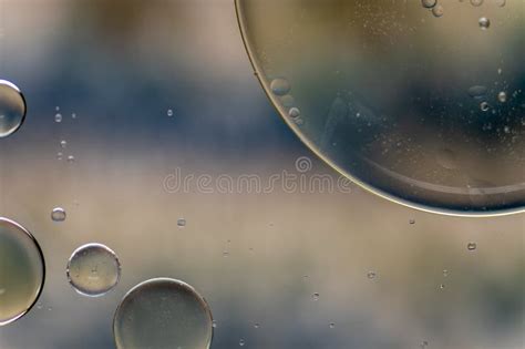 Abstract Colourful Bubbles Soft Background With Blue And Soft Yellow Colors Stock Image Image