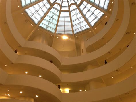 The Interior Of The Guggenheim Museum New York Guggenheim Museum