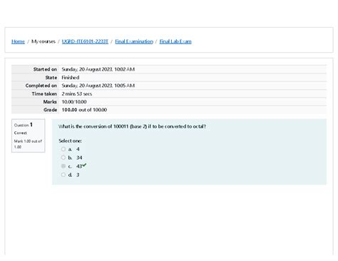 Final Lab Exam Attempt Review Ite6101 Computing Fundamentals Lab