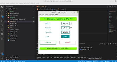 Github Giulianoviannacalculom2electron Aplicação Desenvolvida Com