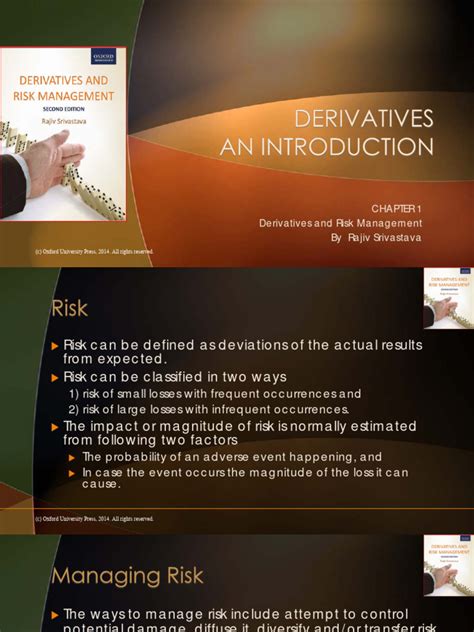 Derivatives Intro Pdf Derivative Finance Financial Risk