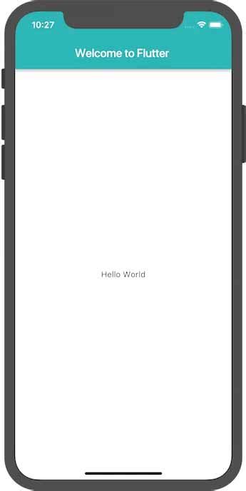 Write First Application Getting Started With Flutter Hello World In 2023