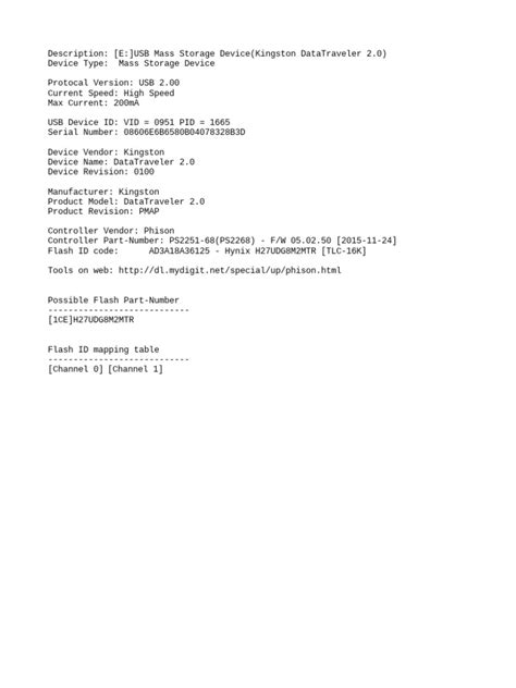 Description E Usb Mass Storage Dev Pdf Computers Technology