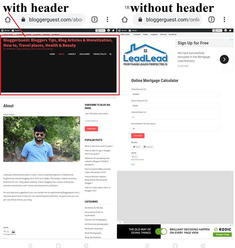 how to remove header and footer from single page in wordpress