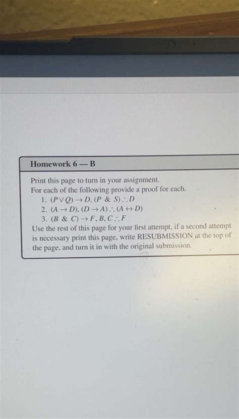 Solved Homework 6 ﻿bprint This Page To Turn In Your