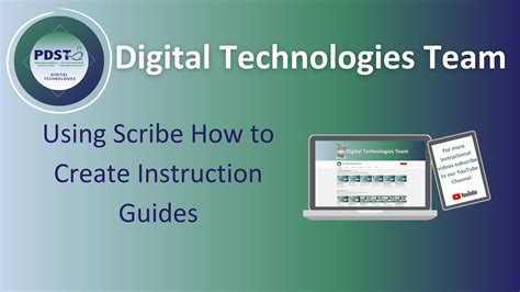 scribe how tutorial youtube