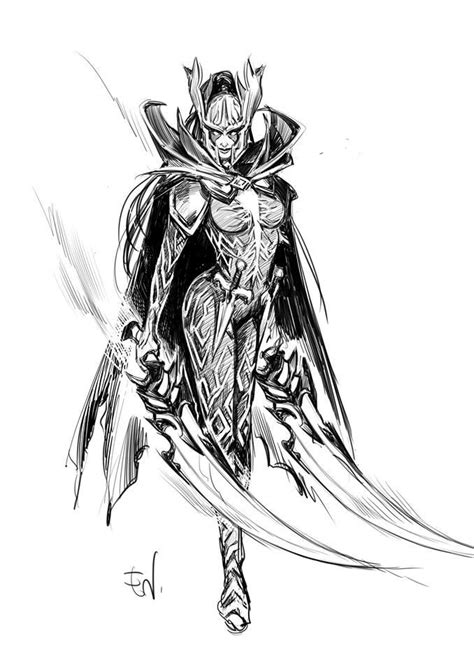 Phantom Assassin Sketch By Ladysamaine On Deviantart