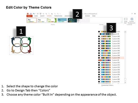 0115 four rotational arrows with text boxes powerpoint template