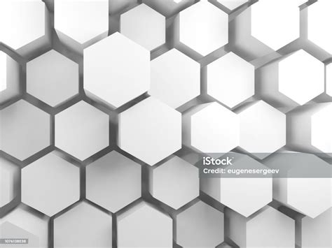 벽 3d에 흰색 육각형 블록 0명에 대한 스톡 사진 및 기타 이미지 0명 3차원 형태 가정의 방 Istock