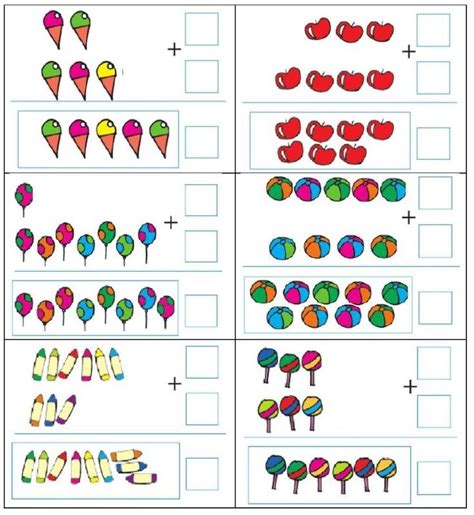 Maths Class 1 Addition By Counting Count The Number Of Objects F1