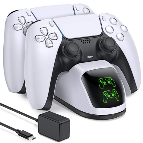 Ps5 Controller Charging Station For Playstation 5 Dualsense Controller With Dual Stand Charger