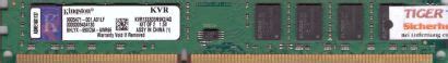 Kingston KVR1333D3N9K2 4GB Kit 2x2GB PC3-10600 DDR3-1333 9905471-001 ...