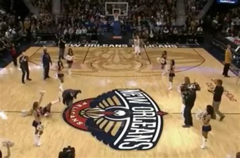 Will Ferrell Hits Cheerleader In The Face With A Basketball