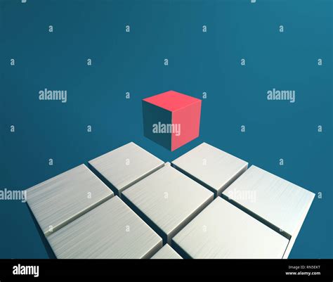 Cube Intelligent Technology Core Elements Network Programs And Data Stock Photo Alamy