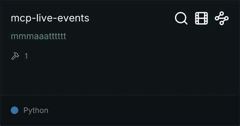 Mcp Live Events Server Glama Mcp Live Events Server Glama