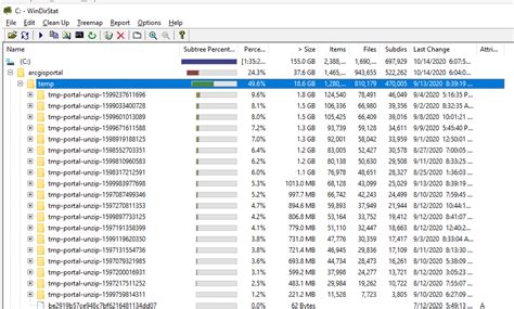 Solved Arcgisportal Temp Folder Many Large Subdirectorie Esri Community