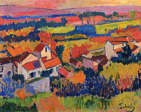 Landscape Near Chatou 1904 By Andre Derain Artchive