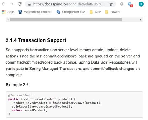 Java How To Get Transaction Support In Spring Boot With Solr Stack