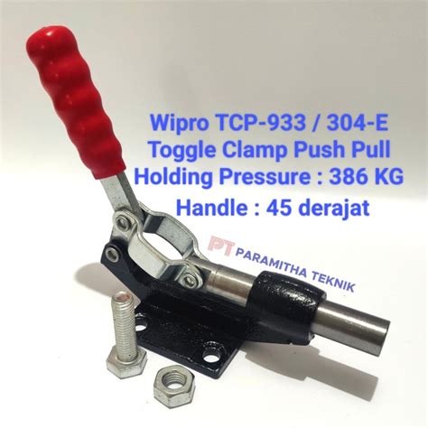 Jual Toggle Clamp Push Pull 386 Kg Klem Tekan Tarik Tcp 933 Tcp 933 Wipro Jakarta Utara