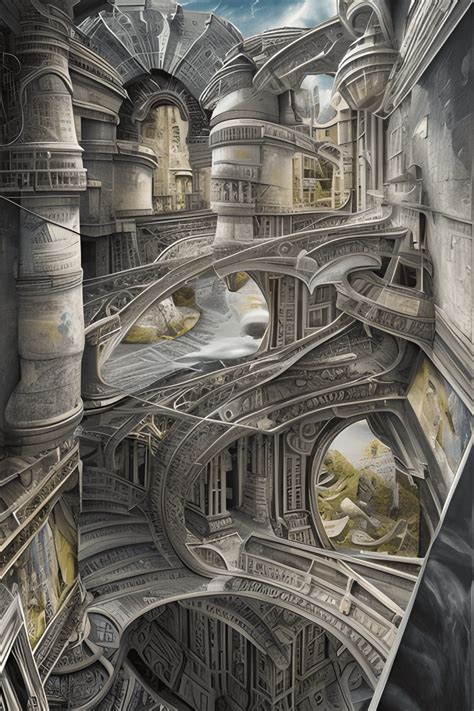 A World Of Impossible Architecture · Creative Fabrica