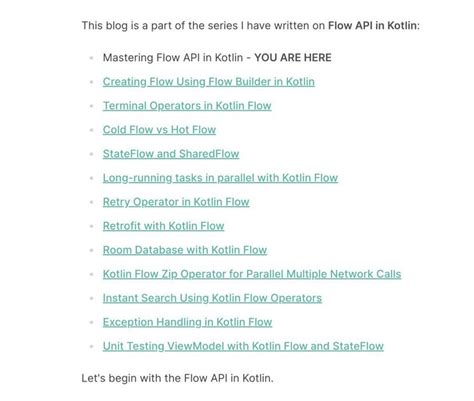 Amit Shekhar On Linkedin Androiddev Kotlin Android Flow Share Blogs