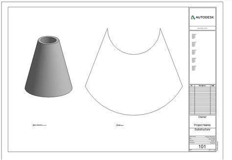 Solved Surface Development Of Truncated Con Autodesk Community