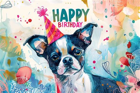 Boston Terrier Birthday Memes Boston Terrier Birthday Stock