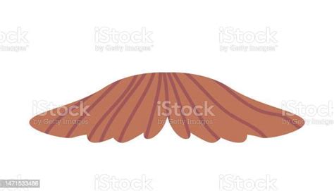 콧수염 흰색 배경에 격리된 수염 이발소 이발과 콧수염을 위한 아이콘 또는 상징 요소 바다코끼리에 대한 스톡 벡터 아트 및 기타 이미지 바다코끼리 콧수염 개인 장식품