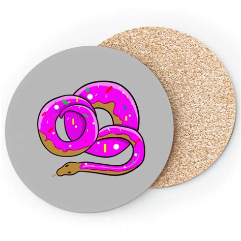 Python Lover Ball Python Lover For A Ball Python Donut Coasters Sold By