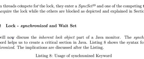 java monitor with syncset lock object and waitset download
