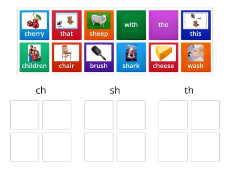 Sort Ch Sh Th Group Sort