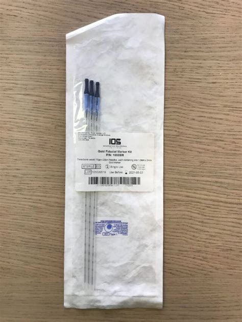 New Stellar Medical 1033sm Gold Fiducial Marker Kit Three Bone Waxed