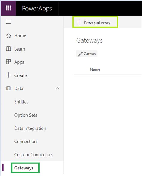 [step by step] canvas app using on premise sql server as data source